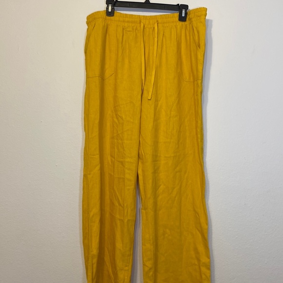 C Est. 1946 | Pants & Jumpsuits | Nwt C Est 946 Linen Wide Leg Beach ...